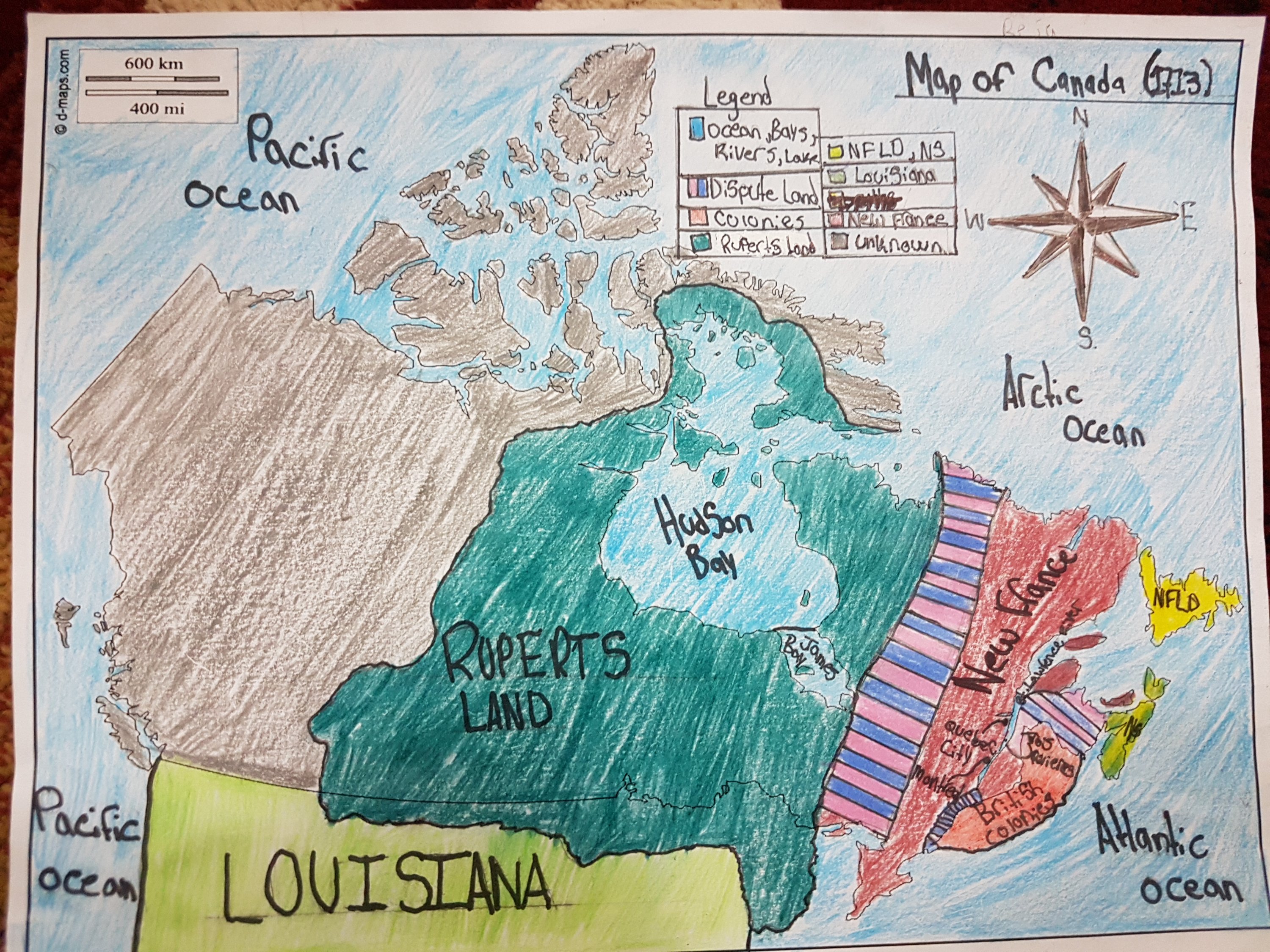 Map of Canada (1713) – Reja Eden